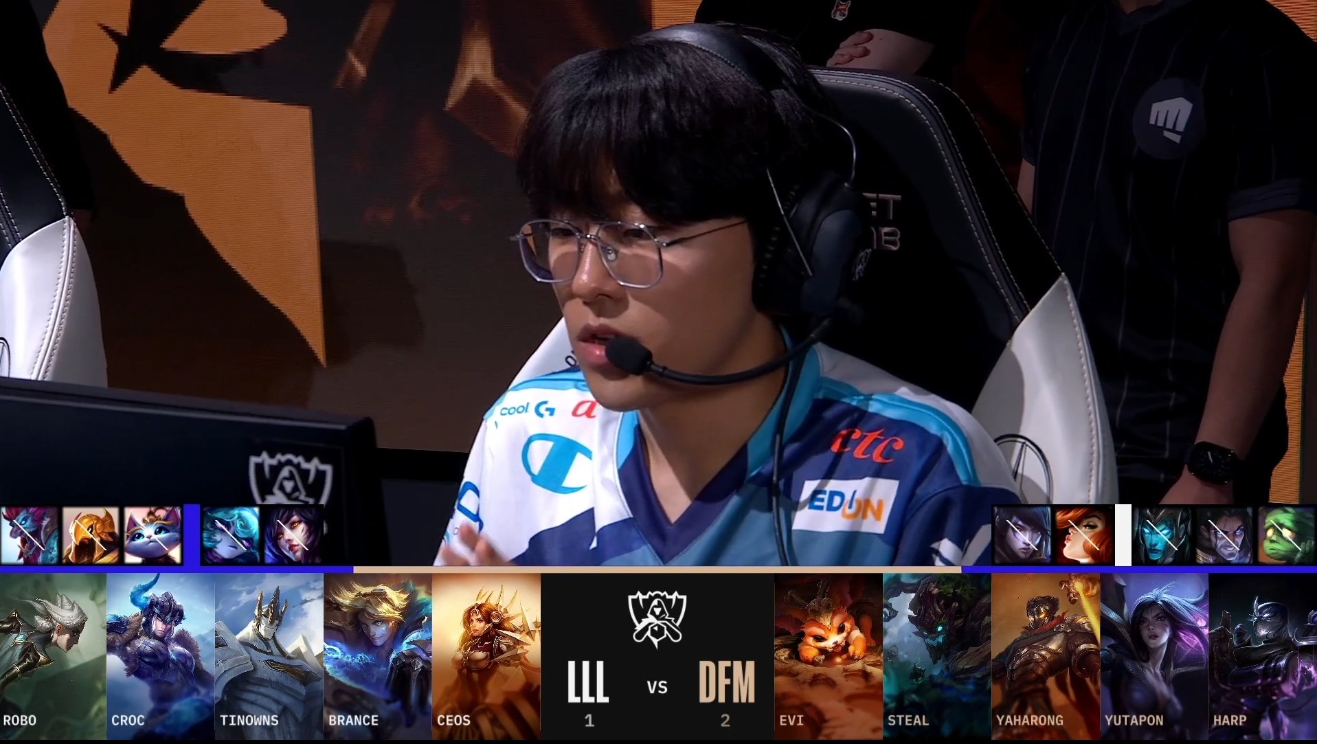 OTP LoL on Twitter: "Balle de match 1 pour DFM ! #Worlds2022 🔴https://t.co/P5sx0CulIt https://t ...