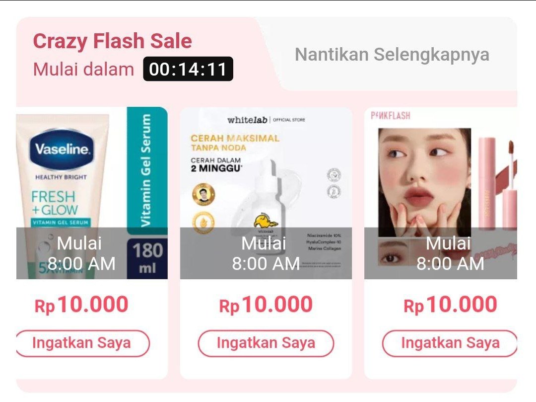 Pejuang Promo 🦸‍♂️ | slow respon on Twitter: "Crazy Flash Sale Lazada | 4 Okt 🕗 08:00 https://t ...