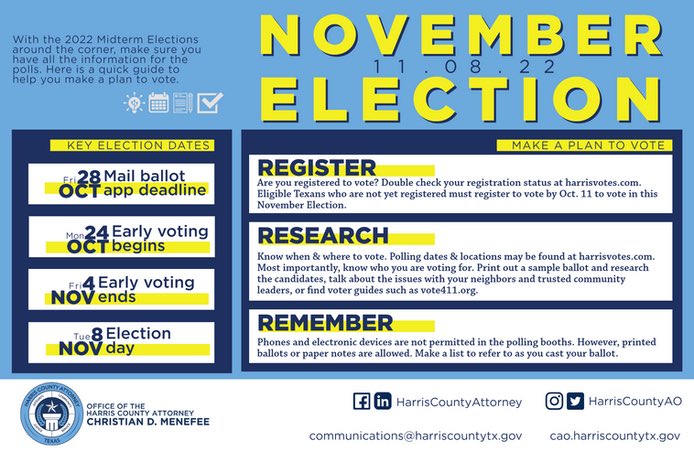 On Twitter Key Election Dates 2022 🗳 With The 2022