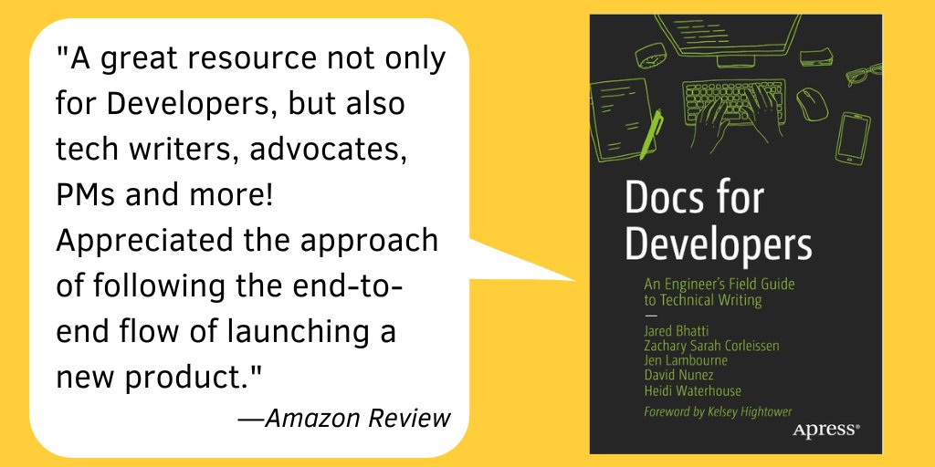 Apress on Twitter: "People are talking!! 'Docs for Developers' demystifies the process of ...