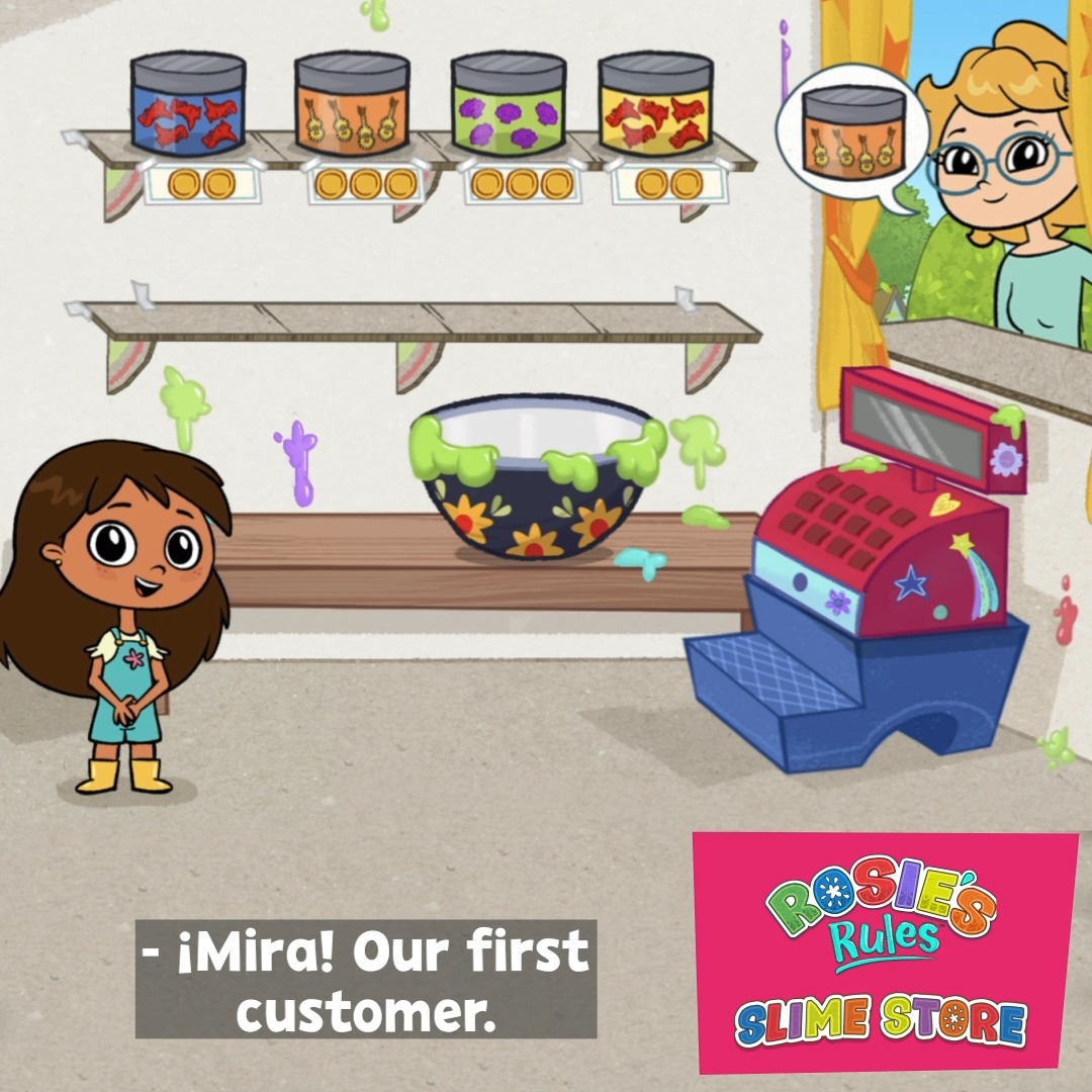 PBS KIDS on Twitter: "Can you mix glitter and goo to make the best slime in town? Help Rosie run ...