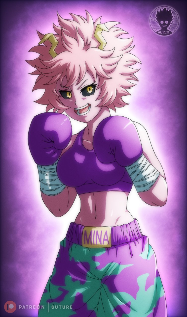 Suture (Commissions Open) on Twitter: "Mina Ashido (Boxer) Process Video https://t.co/20Iw9GeHnE ...