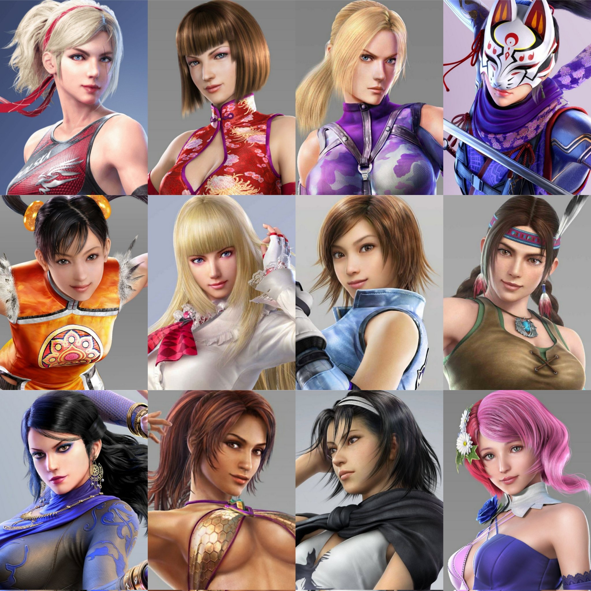 Tekken 1 Female Characters