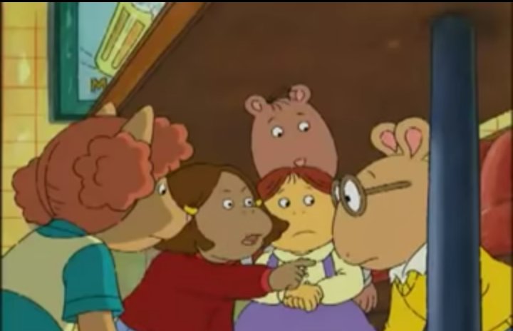 the pbskids kid on Twitter: "It's muffy Monday! And muffy is hiding under the table with Arthur ...