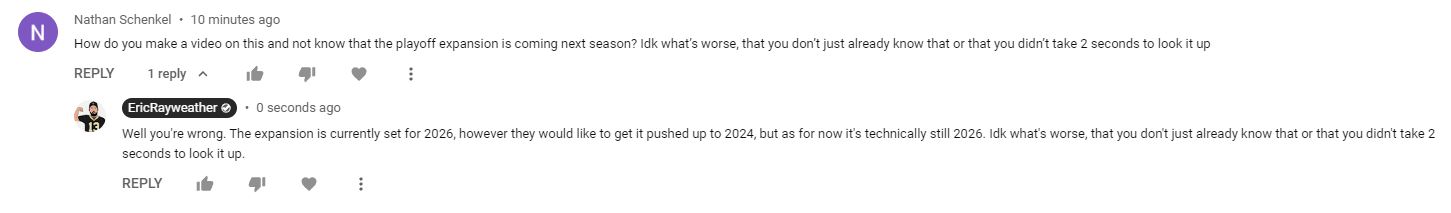 Eric Ray on Twitter: "Of course he deleted the comment right after instead of apologizing. https ...