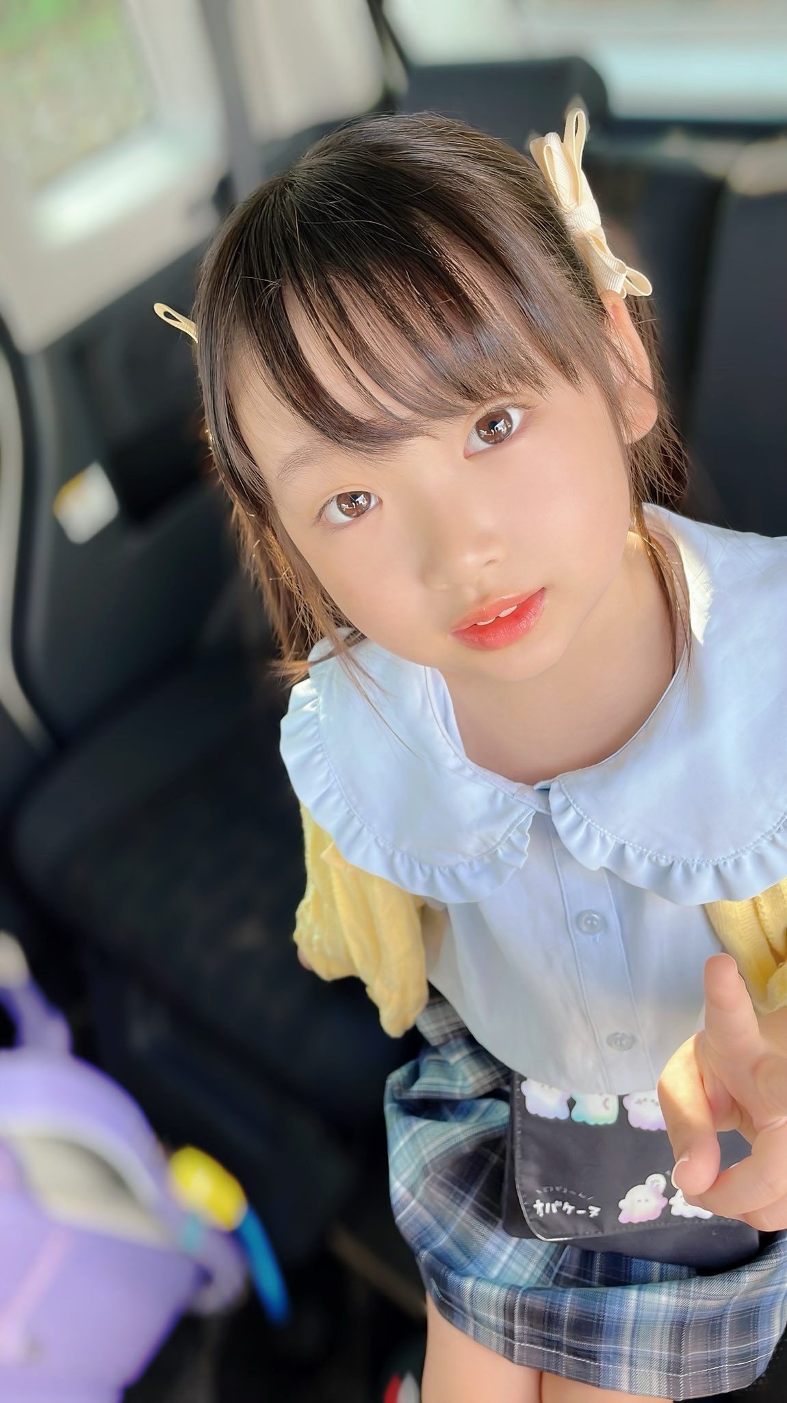 まゆ🧸 On Twitter おはようございます☀️きょうもあついんだって～ ️がんばろうね がっこう🏫いってきま～す🤍 Zerodanceschool キッズアイドル ハグッチュ 
