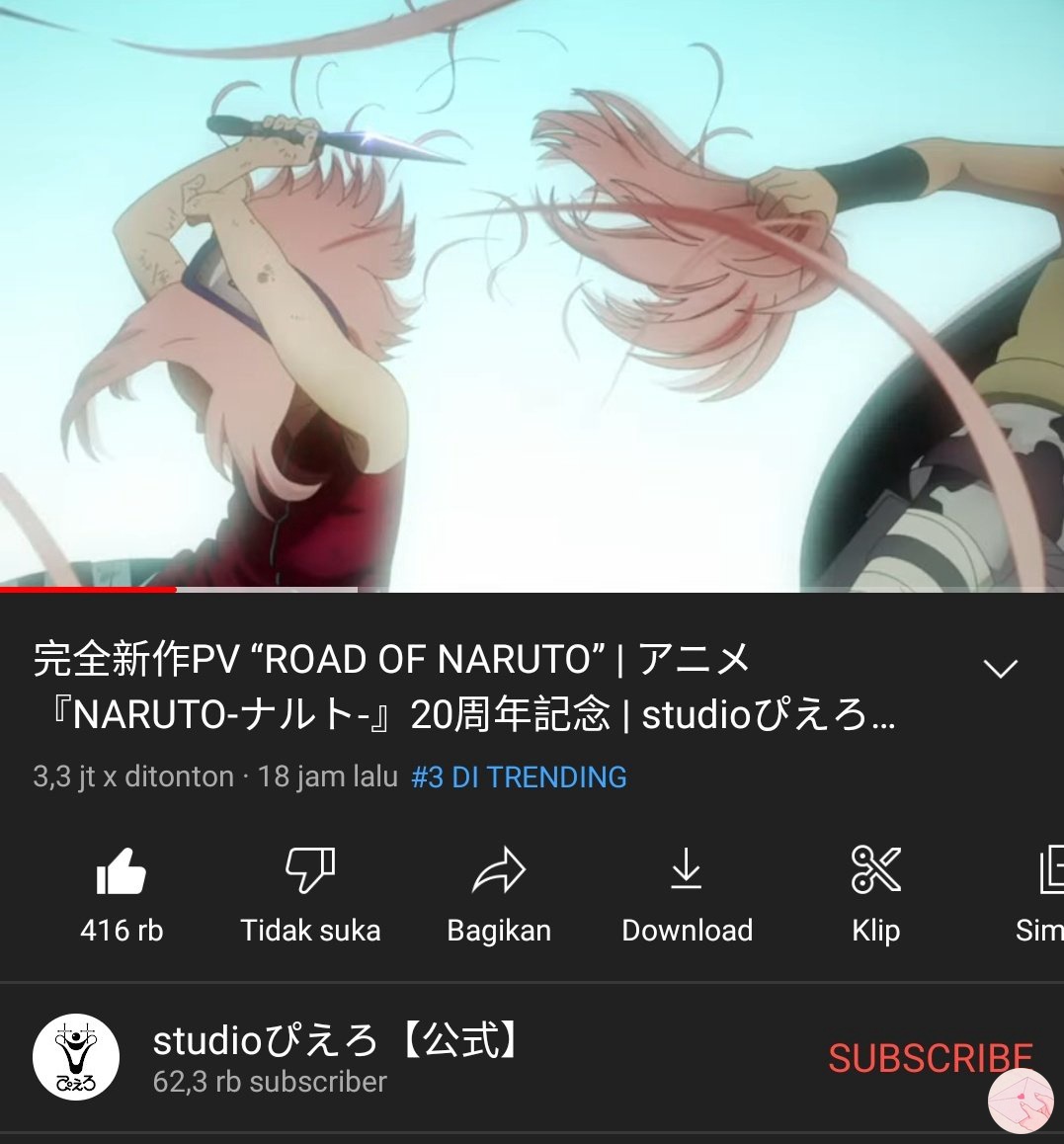 JAPANFESS TERANG on Twitter: "*jpf Happy 20th Anniversarry Naruto🥰 ayo nonton guys udah trending ...