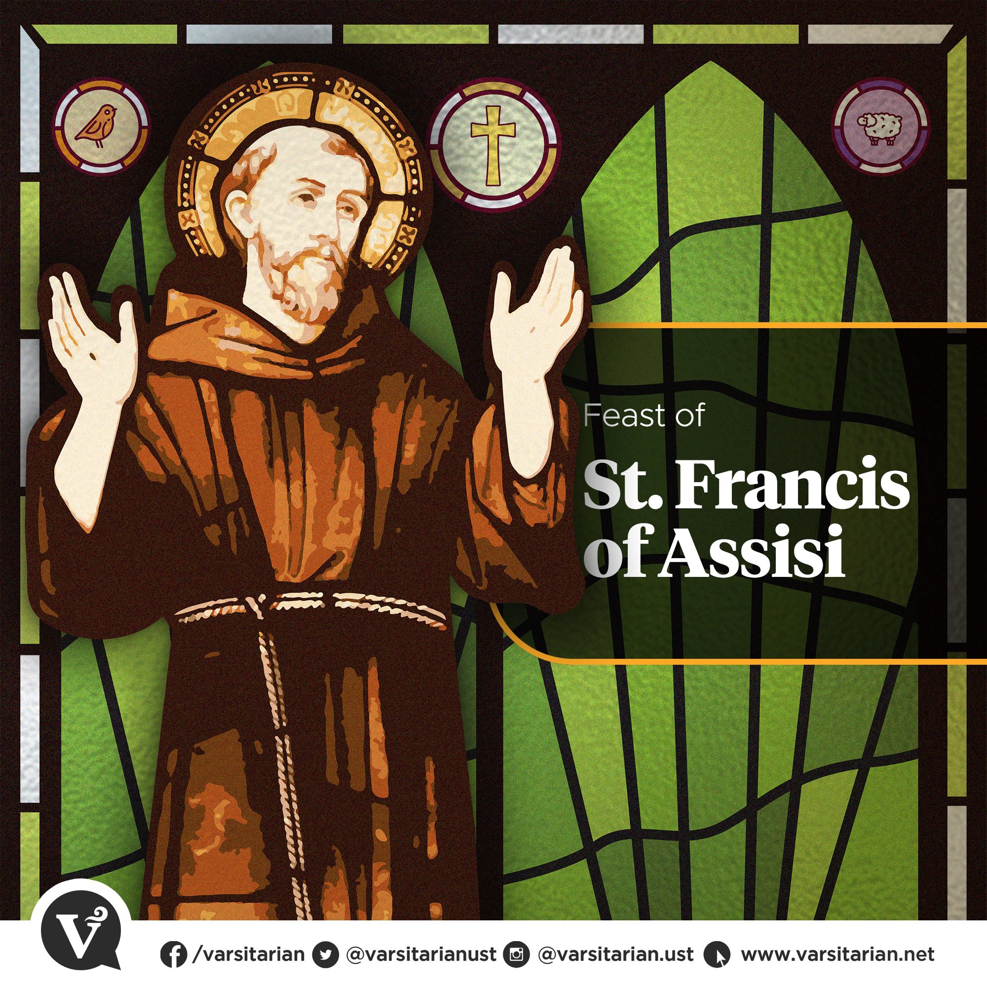 The Varsitarian on Twitter: "Today, Oct. 4, we celebrate the feast day ...