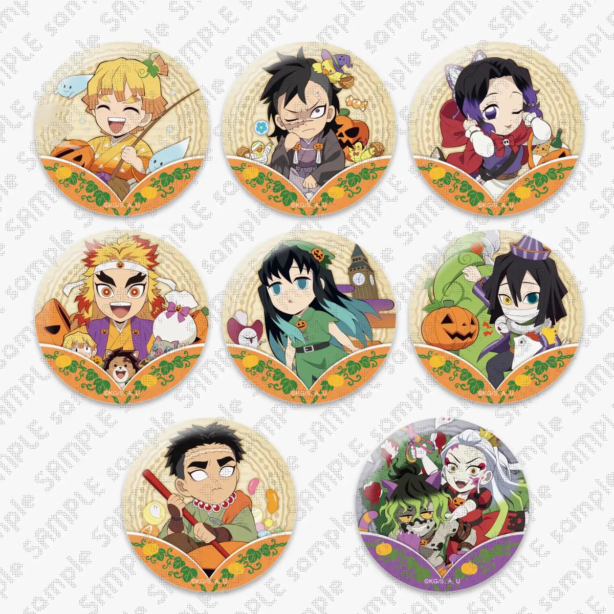 ufotable_CINEMA on Twitter: "【新商品】 本日より、当館でも『「鬼滅の刃」ハロウィンイベント2022』関連の以下商品をお取り扱いしております。 ・ランダム缶バッジA ...