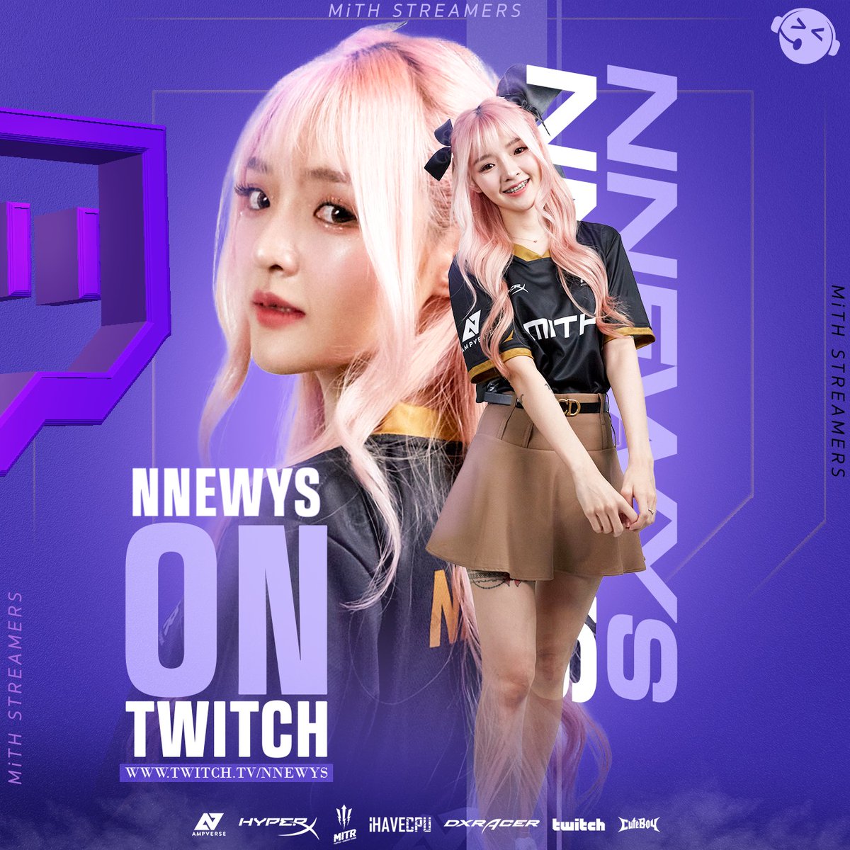 MiTHeSports on Twitter: "Nnewys on http://twitch.tv 💜 💛 http://twitch.tv/nnewys เข้าไปให้กำลังใจ ...