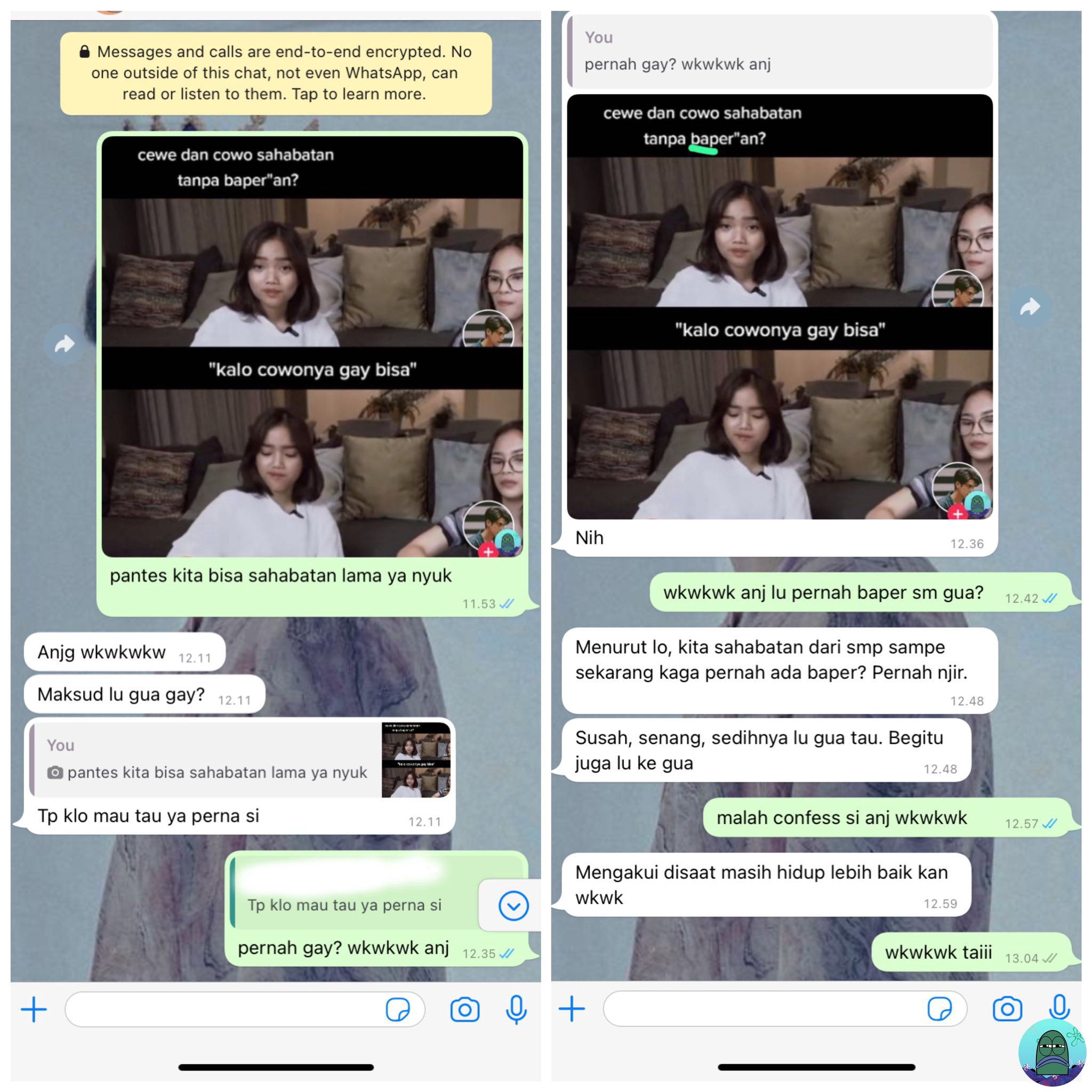 TanyarlㅡDilarang Rep LINK AFF‼ on Twitter: "si anj malah confess😭 💚 https://t.co/xlOroP5OGQ ...