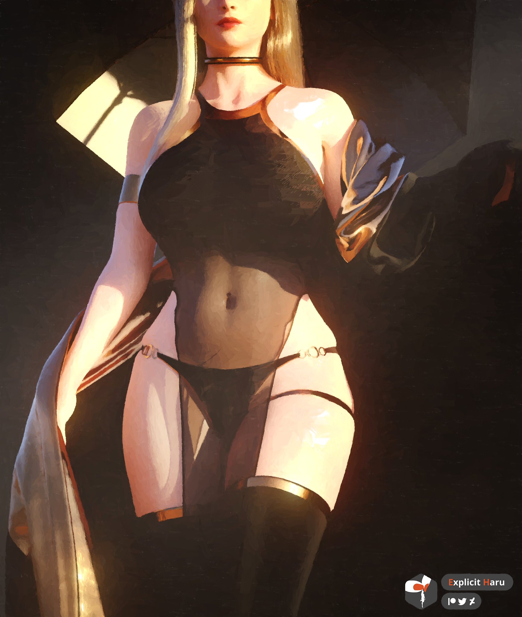 Explicit Haru on Twitter: "Queen of gold Fun little render i enjoyed! https://t.co/3ZCj8l0jjM ...