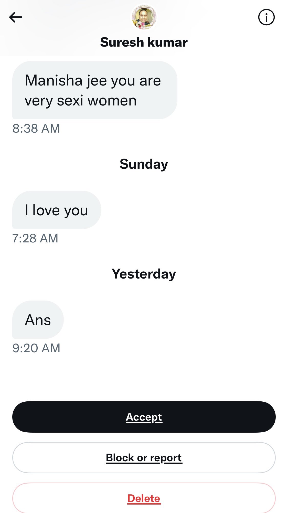 manisha singhal on Twitter: "Uncle aap Twitter parr ho , Tinder parr nahi! 🙏🏼🙏🏼 https://t.co ...