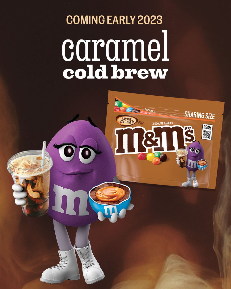 M&M'S on Twitter: "Something is brewing... Caramel Cold Brew coming early 2023. Sign up here to ...