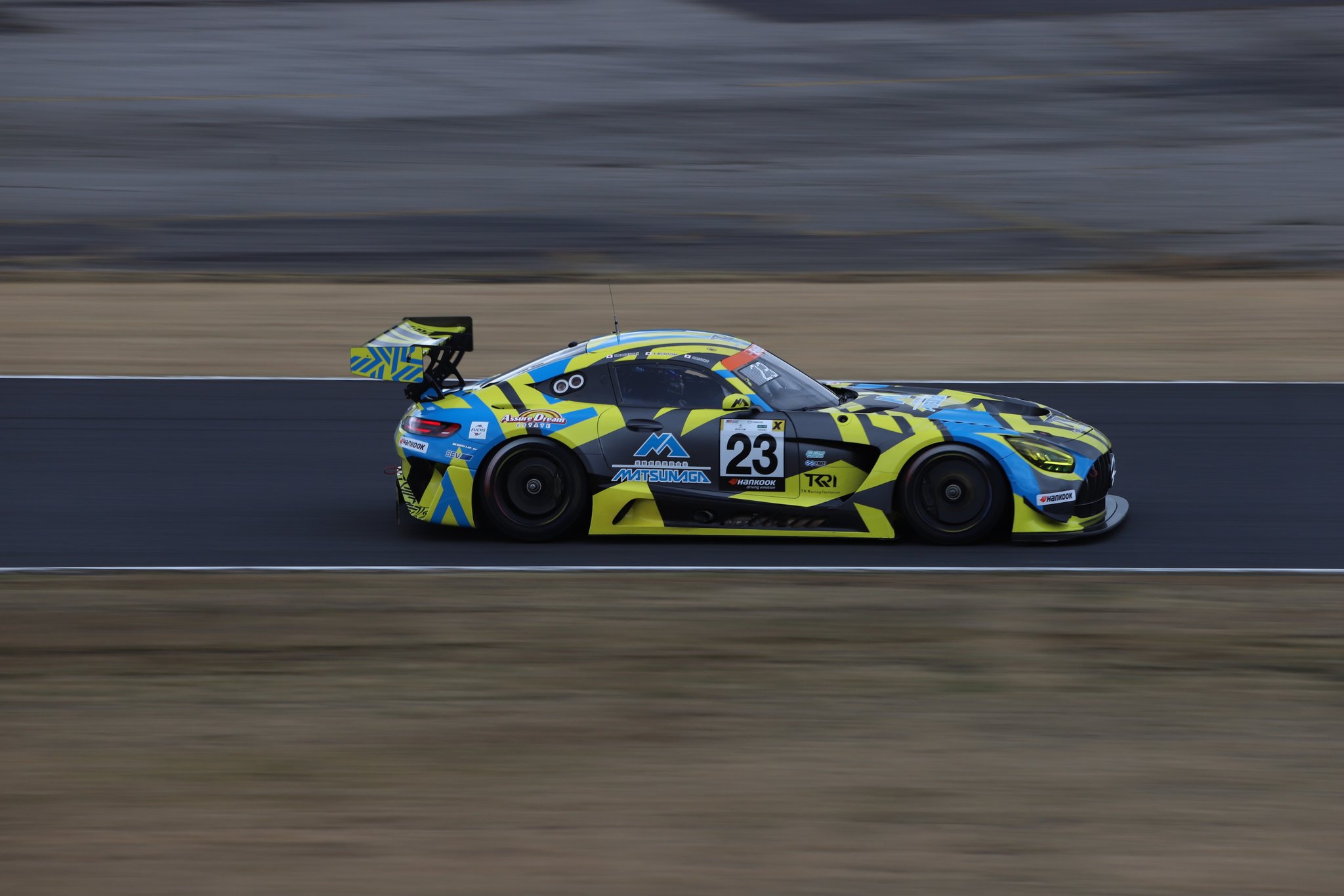 VIPER_ on Twitter: "#S耐 #Rd1鈴鹿 #スーパー耐久 #鈴鹿サーキット #Hankook #ENEOS #TKRI #松永建設 #23号車 #TKRI松永建設AMG ...