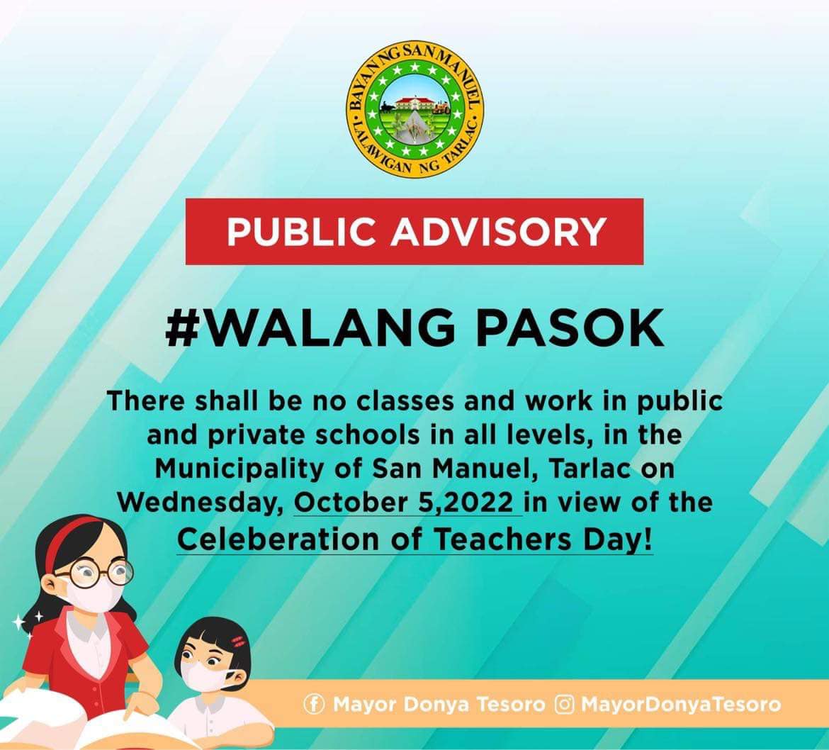 Walang Pasok! on Twitter: "Suspendido ang klase at trabaho sa mga pampubliko at pampribadong ...