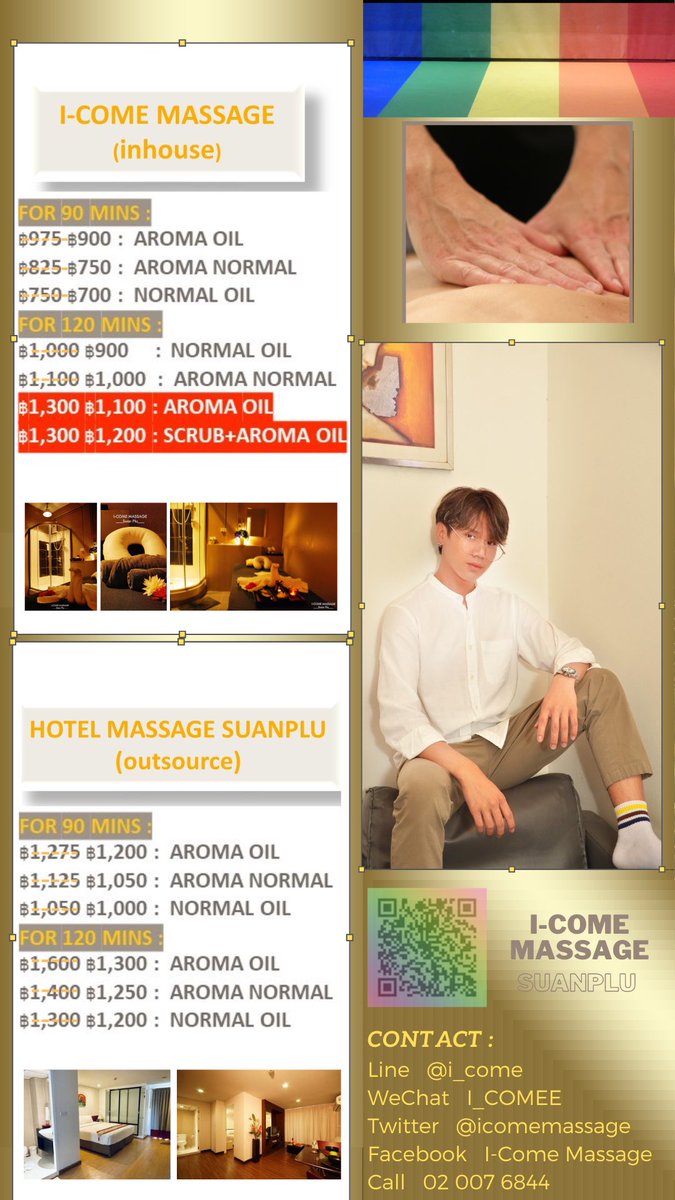 I-COME MASSAGE on Twitter: "#ร้านไอคัมมาสสาจ #Promotionmassage#Promotion #icomemassage Contact ...