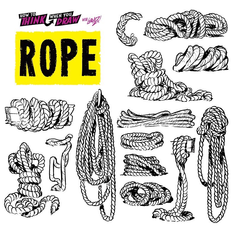 Etheringtonbrothers On Twitter Rope 2 Pages From The Howtothinkwhenyoudraw Encyclopedia