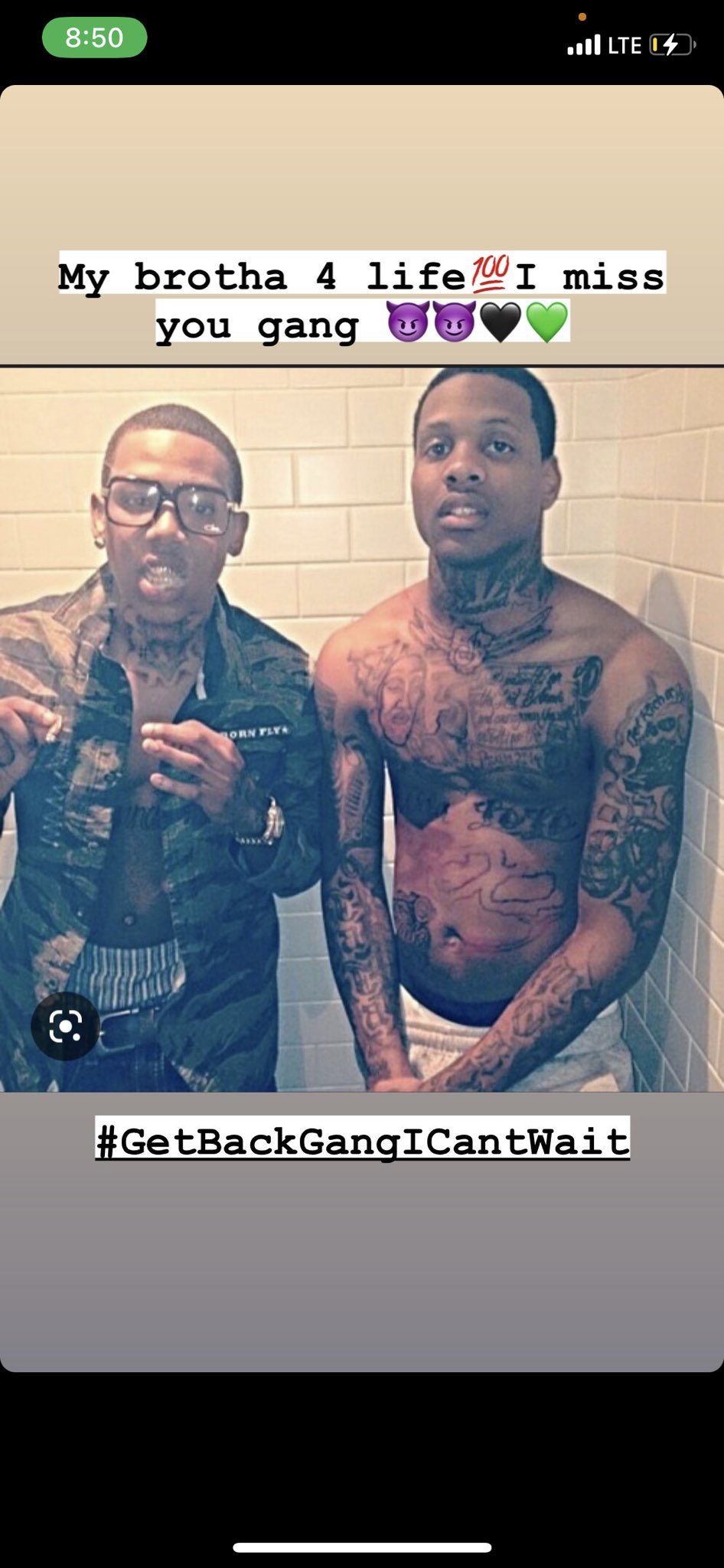 Rondo Numba Nine Face Tattoo