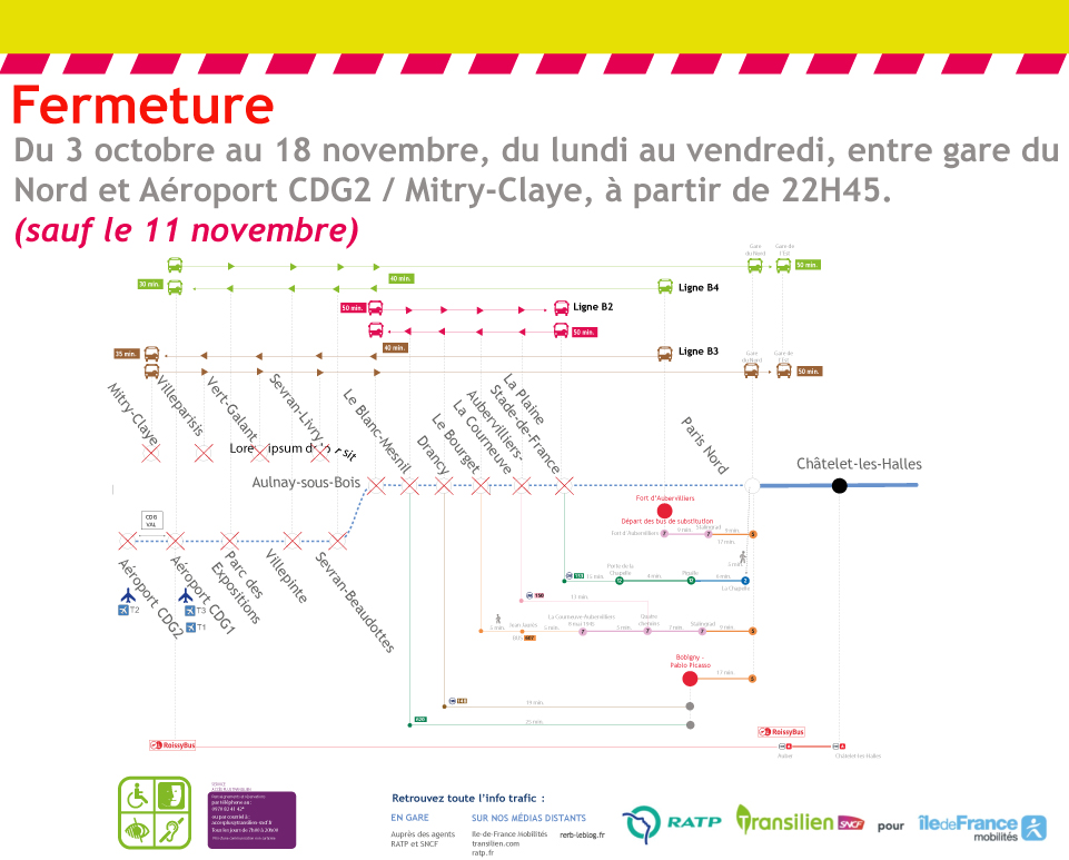 RER B on Twitter: "[RAPPEL TRAVAUX 🚧] Ce soir à partir de 22h45 des travaux de maintenance de ...