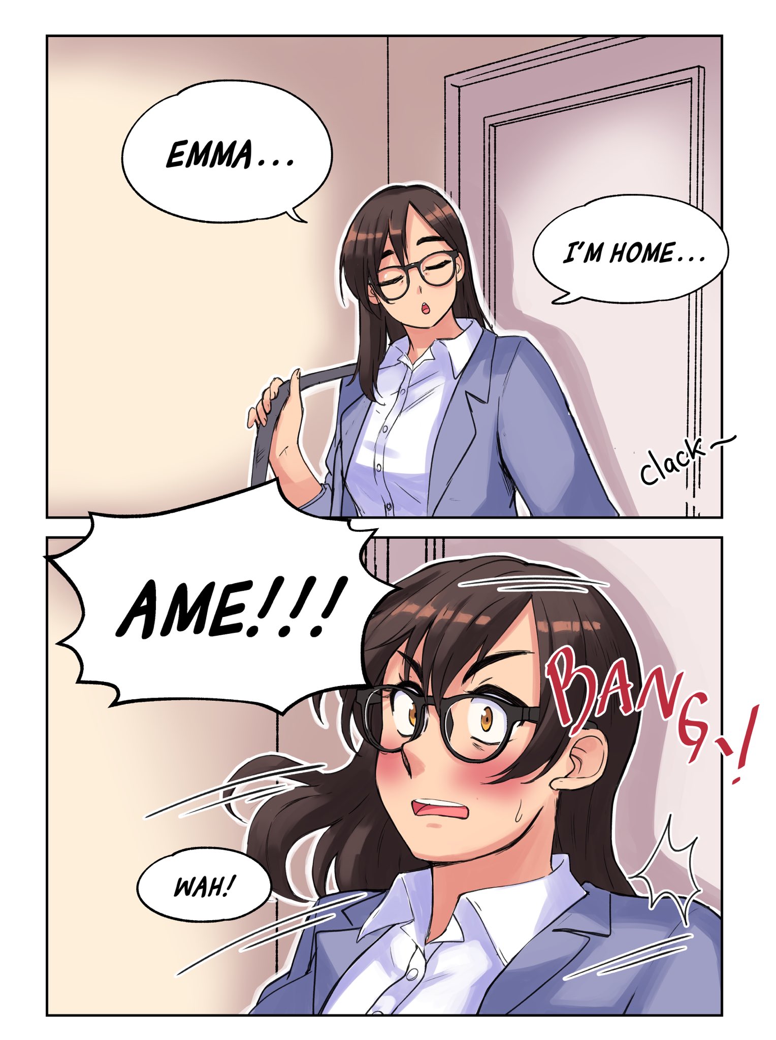 Akio - back from the dead on Twitter: "[Comic] Do you want dinner? A bath? Or… #oc #comic # ...