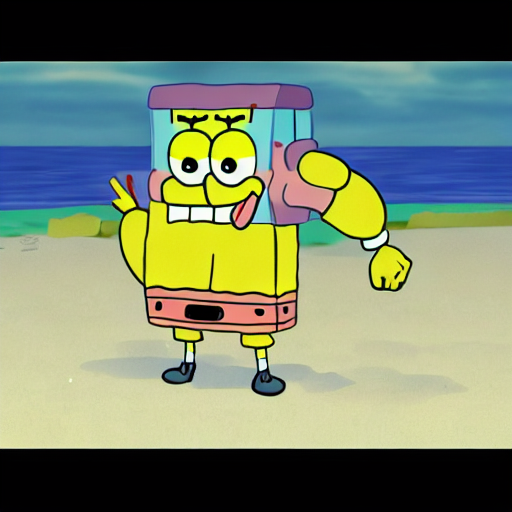 Buff Spongebob Gif