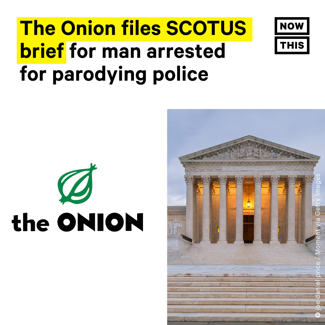 Satirical site The Onion has filed a Supreme Court brief in support of ...