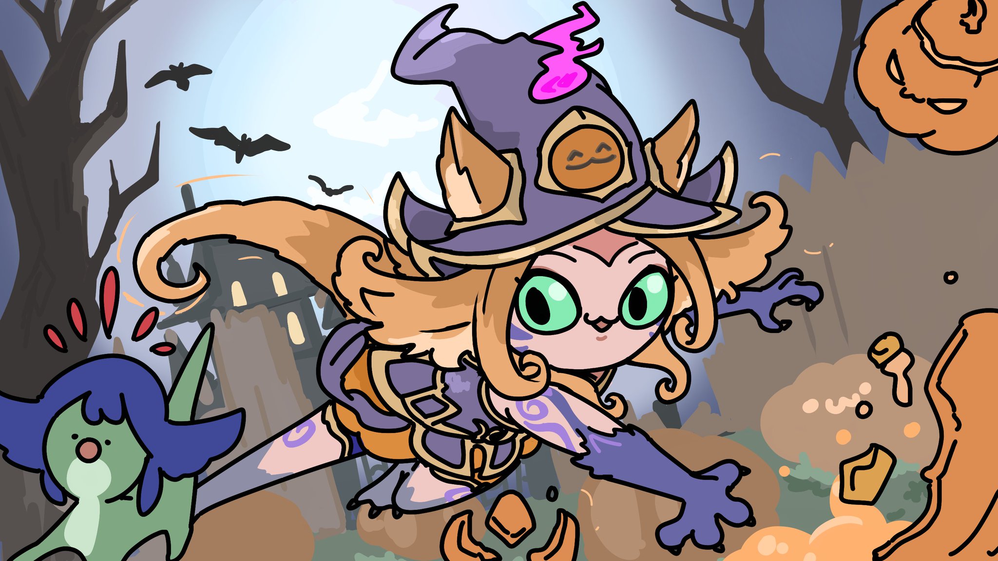 Jumaralo Hex on Twitter: "RT @sonwooang: 마녀 니코🦎🎃 https://t.co/qfnaOfeb16" / Twitter