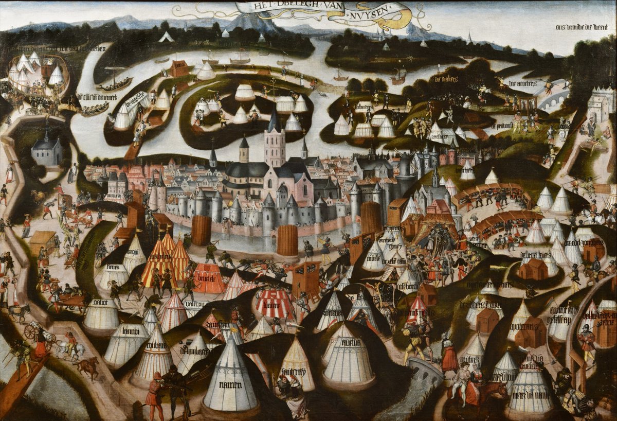 A nice depiction of the spectacular siege of Neuss 1474-74! Described ...