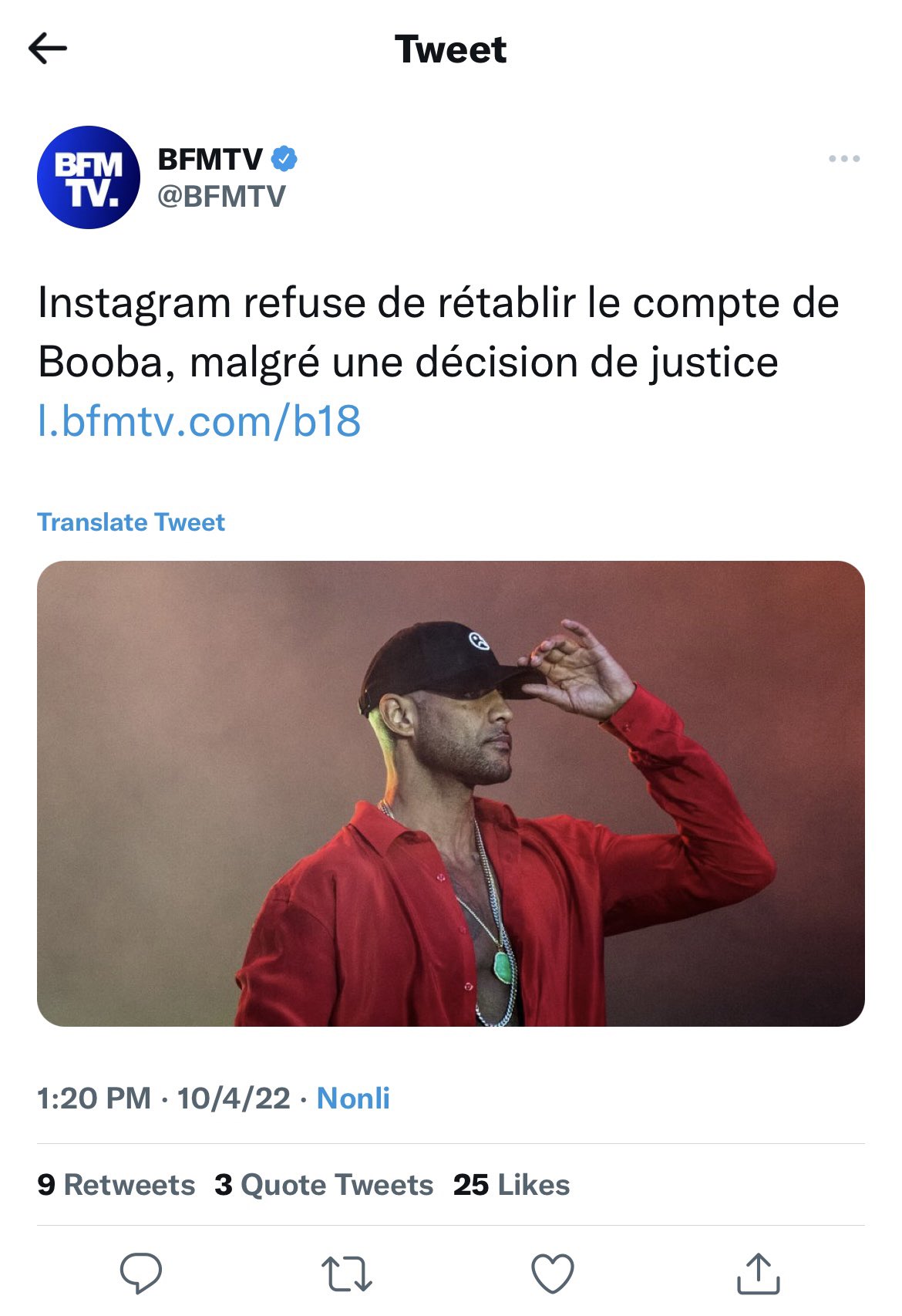 Booba on Twitter: "C'est le refuseeyyyyyy!!! 🤣 https://t.co/y09yi17dtD" / Twitter