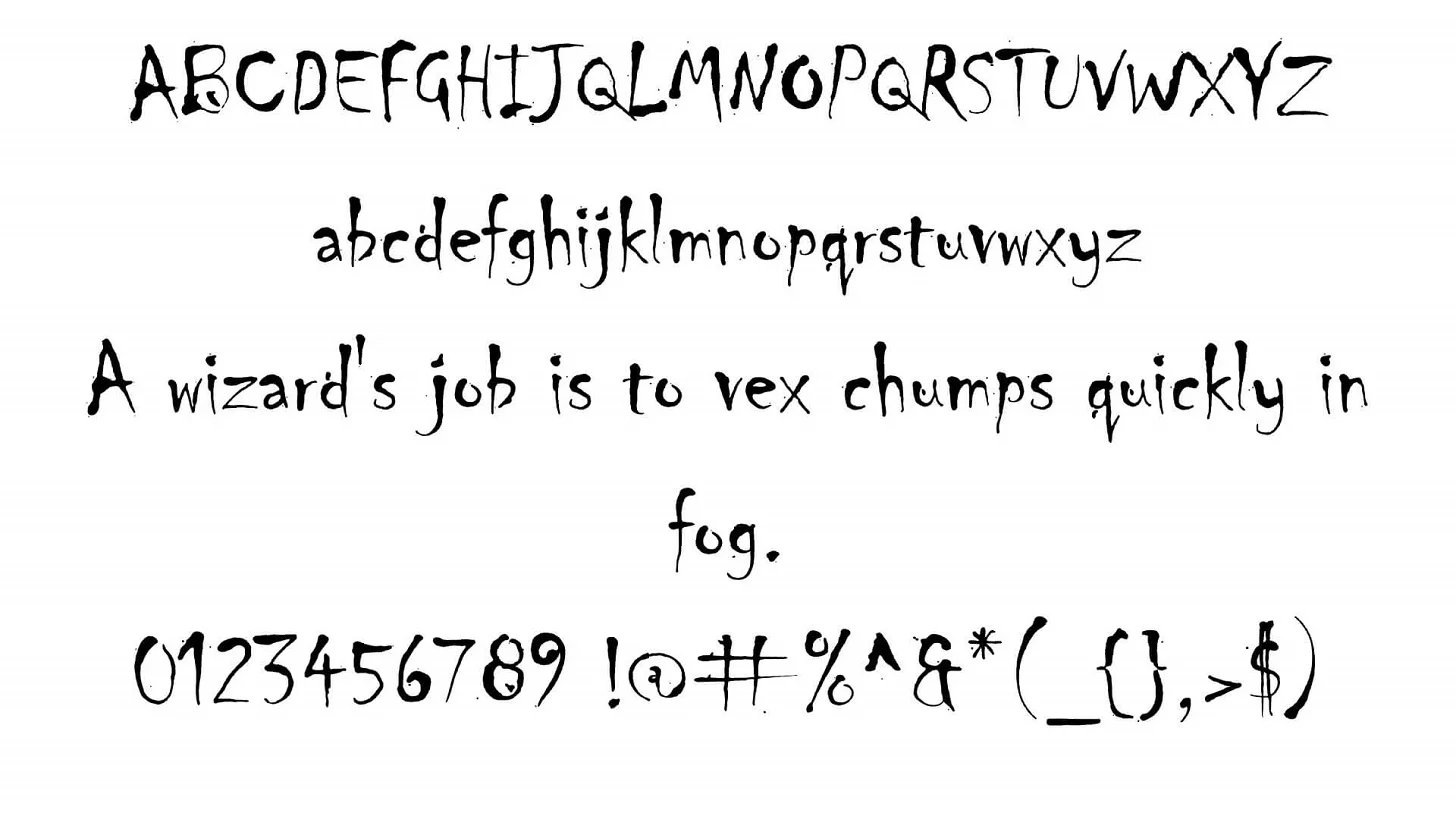 Chiller Font Bonechiller Font · 1001 Fonts