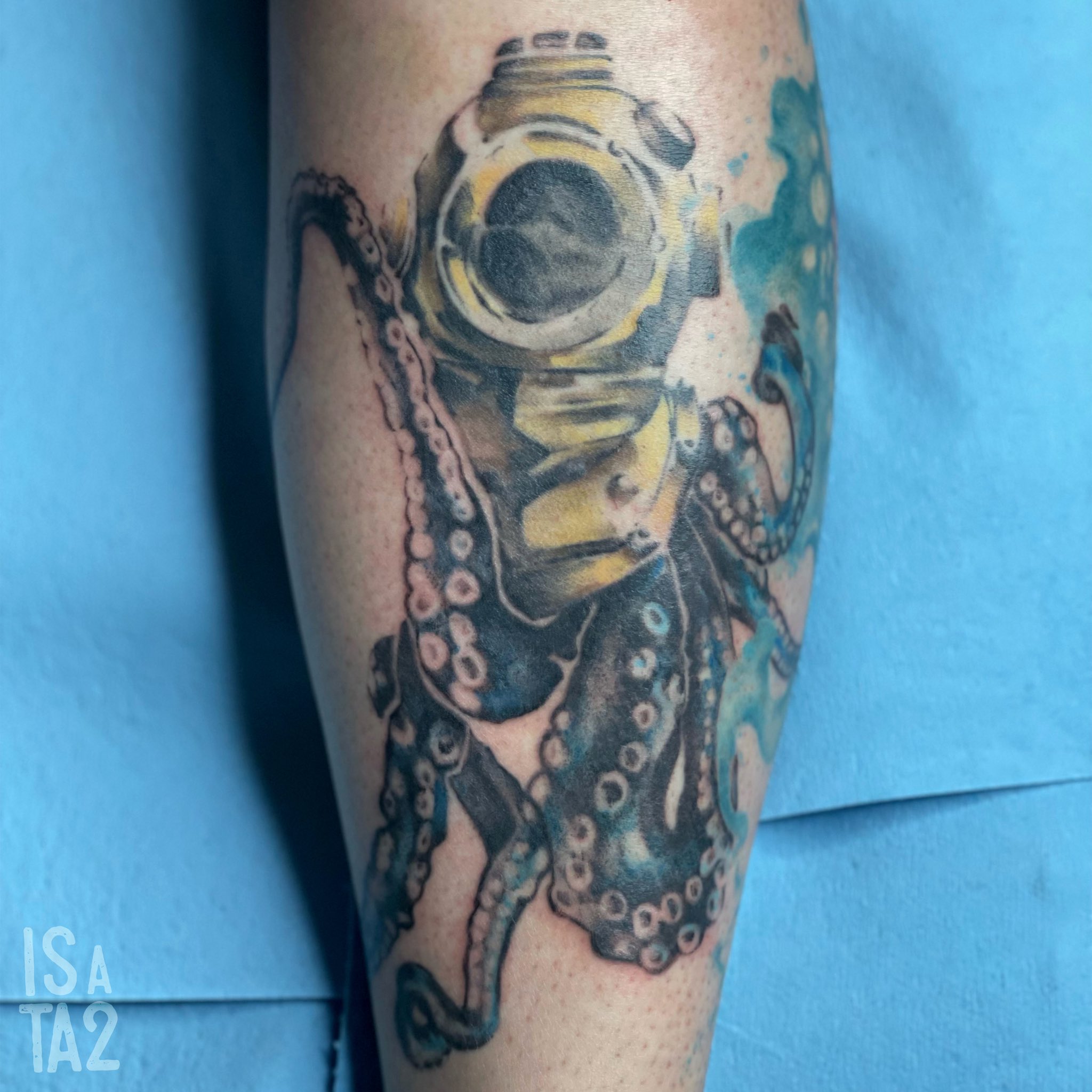 Octopus Diver Tattoos