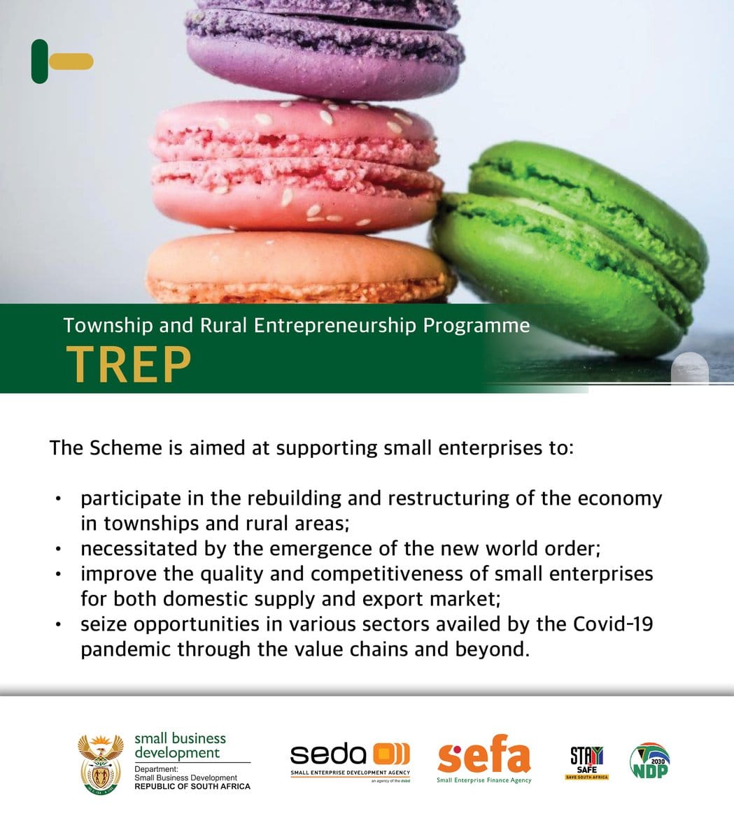 Department of Small Business Development on Twitter: "The Township and Rural Entrepreneurship ...