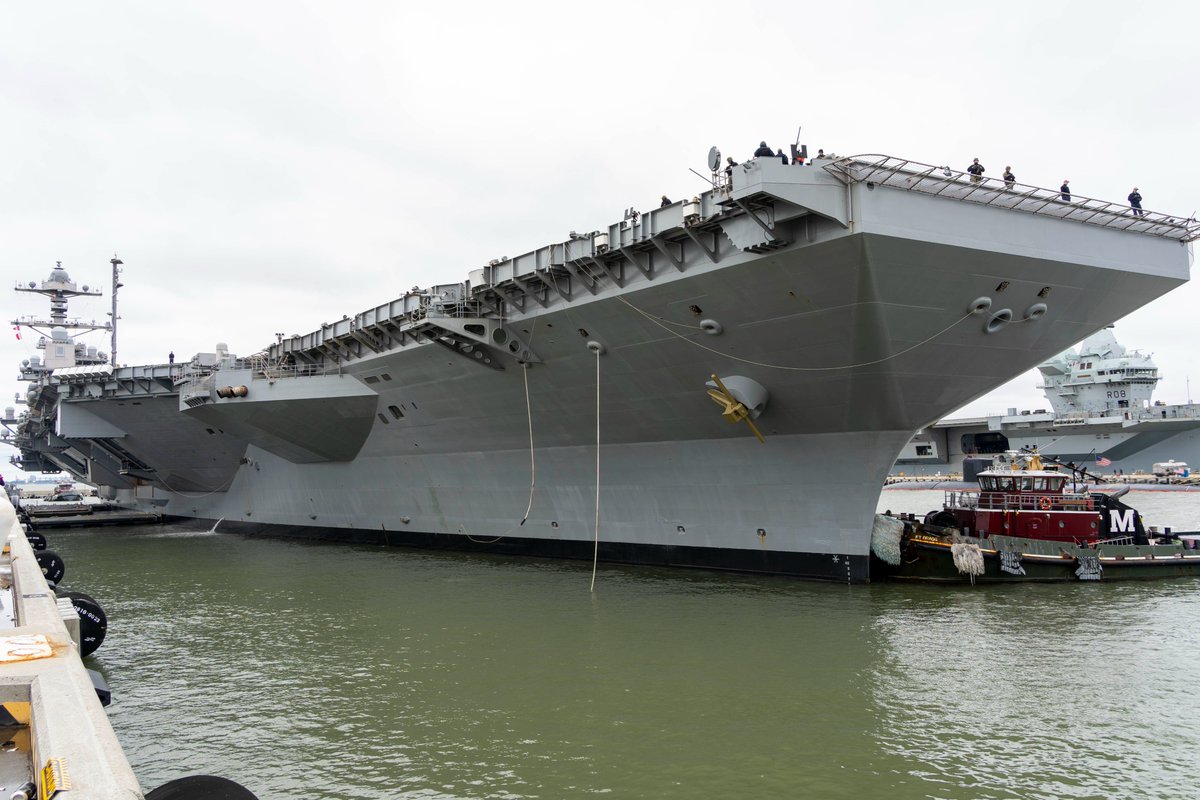 U.S. Fleet Forces on Twitter: "America’s newest and most advanced aircraft carrier is ready. 💪"