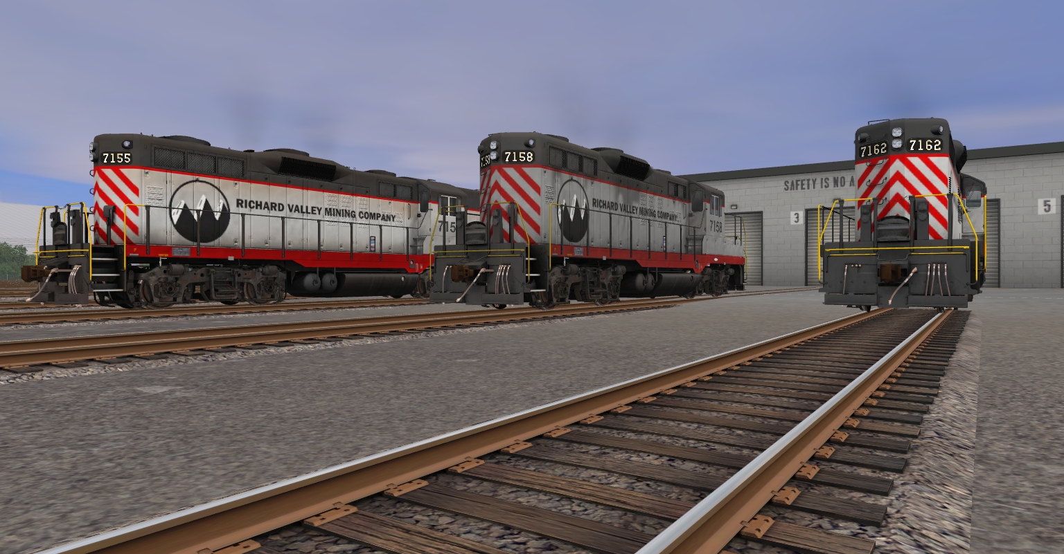 Ryan 🚂🇺🇦 on Twitter: "More diesels! Literally picked some GP9s today and repainted them to look ...