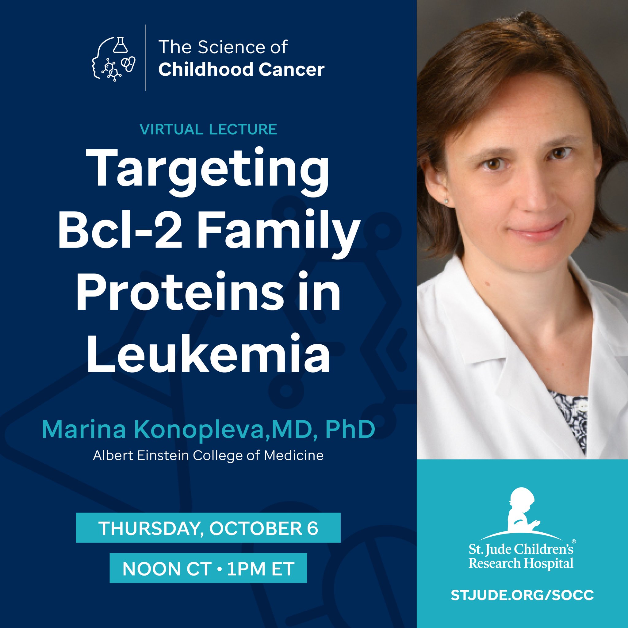 St. Jude Research on Twitter: "Join us Thursday, October 6, at noon CT/1 pm ET for “Targeting ...