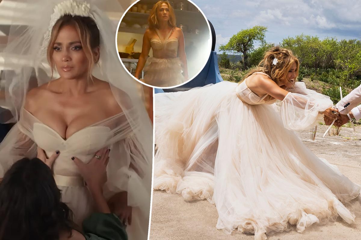 Page Six On Twitter Why Jennifer Lopez Wears 28 Bridal Dresses In