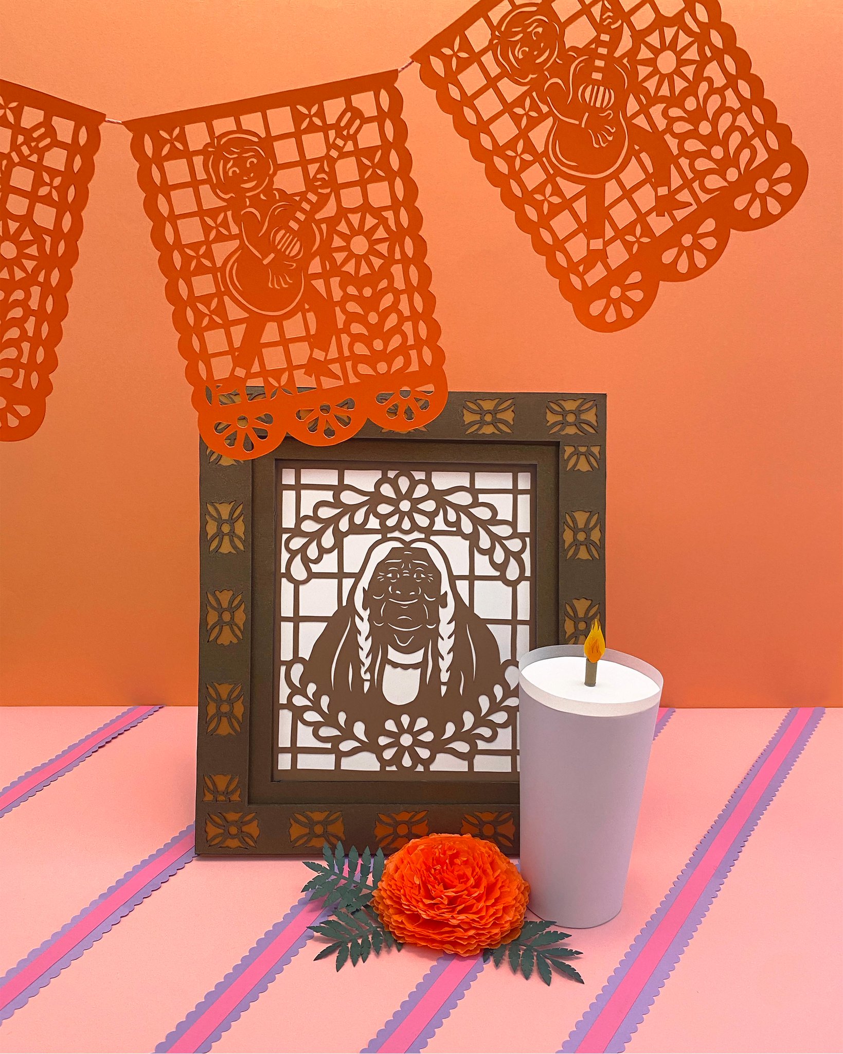 Pixar on Twitter: "One word to describe this papel picado? Fantástico! 💛🧡 Take a look behind the ...