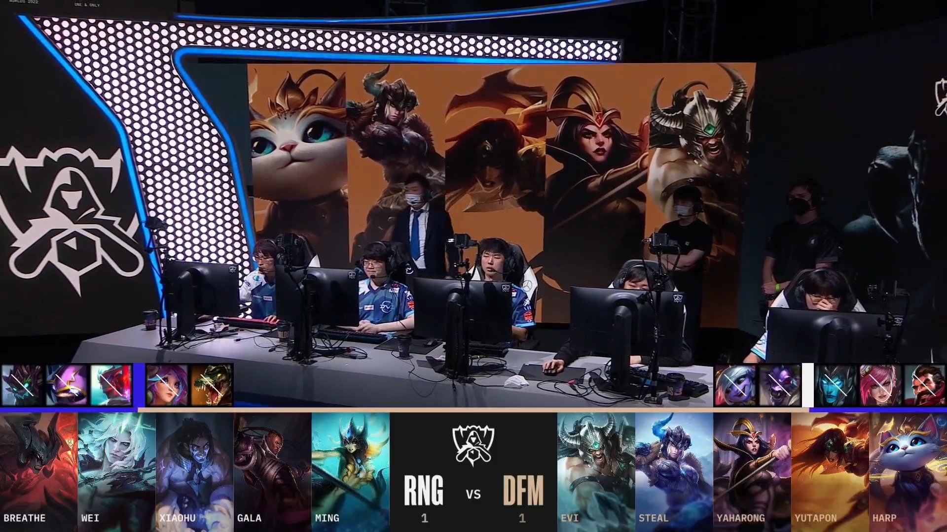 LJL（League of Legends Japan League） on Twitter: "【#Worlds2022 Play-Ins RNG vs DFM Bo5 Game3】 Bo5 ...