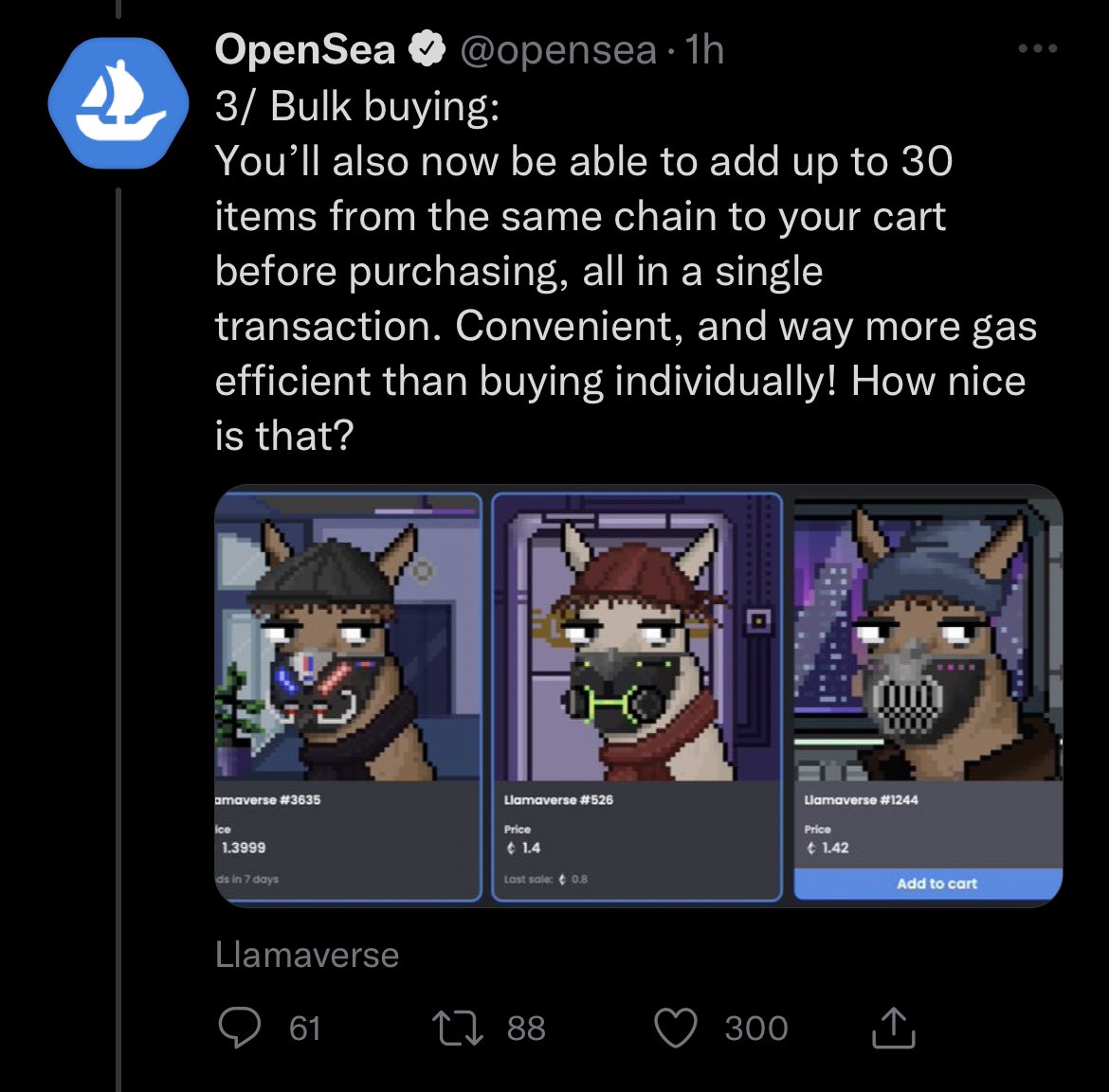 M3taMax.eth 🇮🇪🇦🇺 on Twitter: "Ohhhhh new bulk buying feature from @opensea Which project should ...