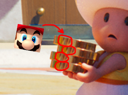 Mario Toad Face