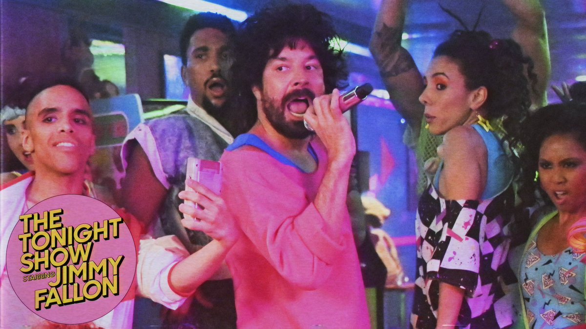 '80s night. He's a Maniac. #FallonTonight #fallontonight The Tonight ...