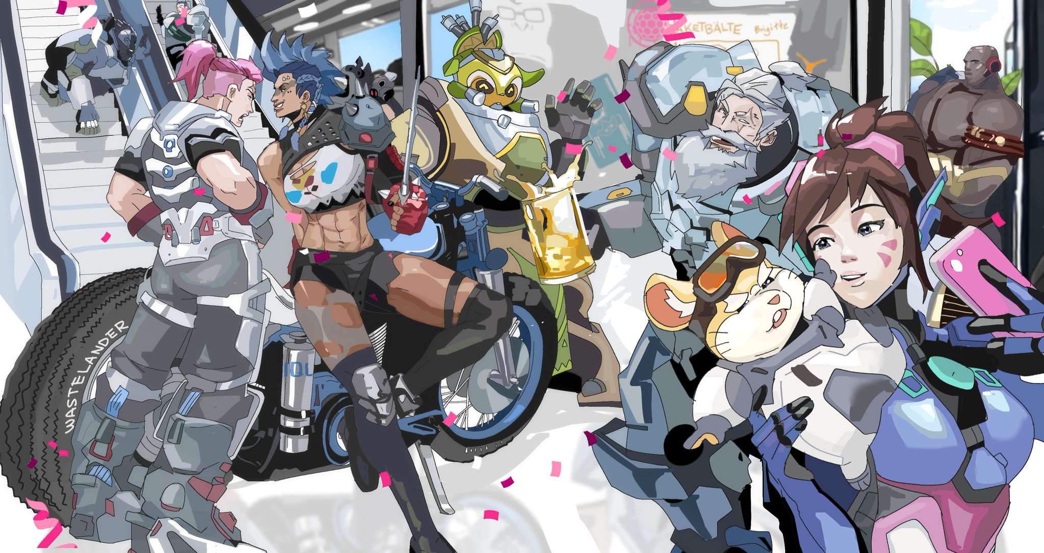 八馬胜则 on Twitter: "#Overwatch2 #OverwatchFanart #Overwatch https://t.co/JpCj0Ezg0N" / Twitter