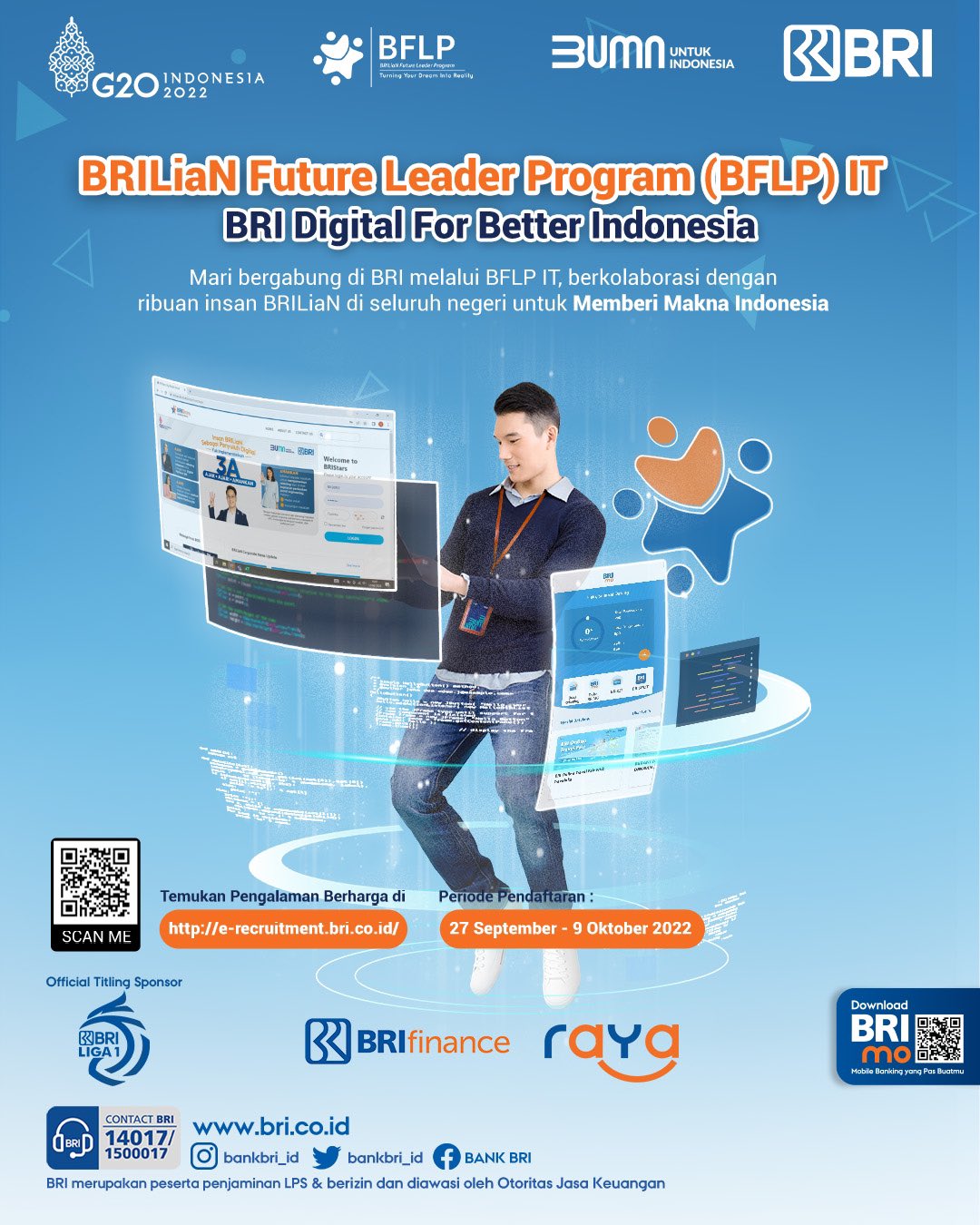 BANK BRI on Twitter: "Sobat BRI, siapa yg udh menunggu kabar dari program Management Trainee BRI ...