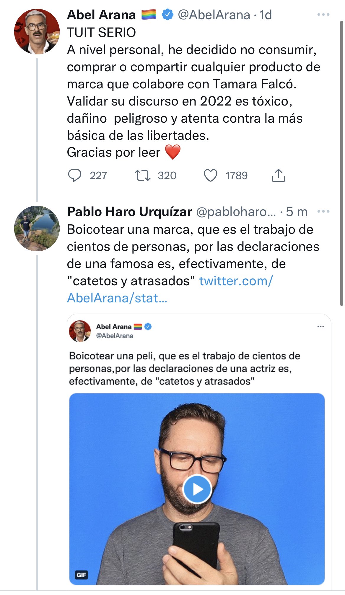 Mejores Zasca!!! on Twitter: "ZASCA!!!!!!!!!!!!!!!! de @pabloharour a @AbelArana . Vía @joesbaig ...