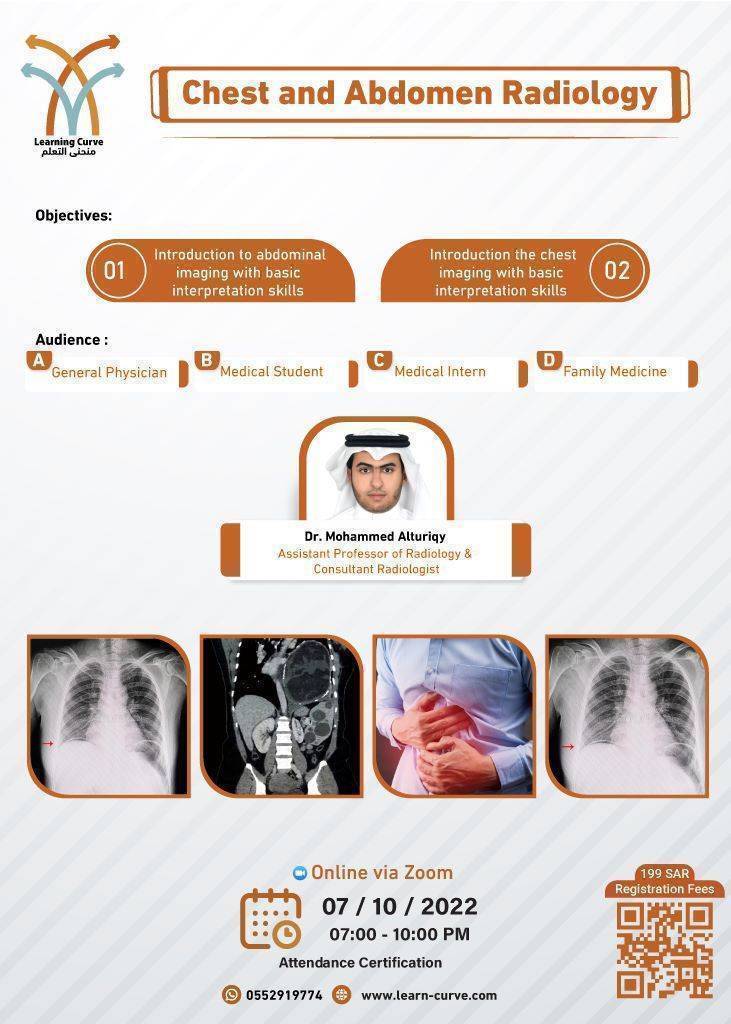DoctorKSA Medical on Twitter: "REGISTER NOW!! 🔥Chest and Abdomen Radiology 🔥 🔺By Dr.Mohammed ...