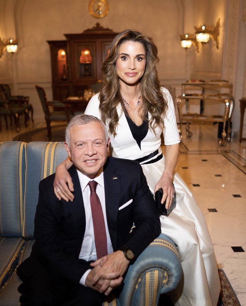 Jordanian King And Queen