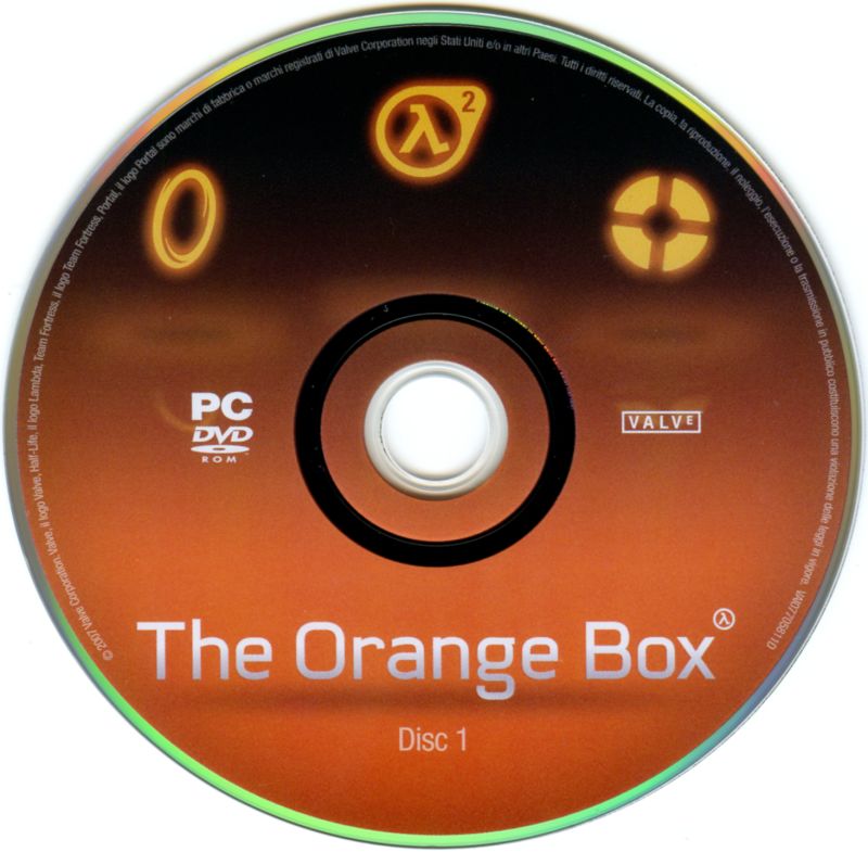 Valve Archive on Twitter: "Half-Life/Orange Box Media/Box Art/Keep Case (PC, Italy)/Disk_1.png ...