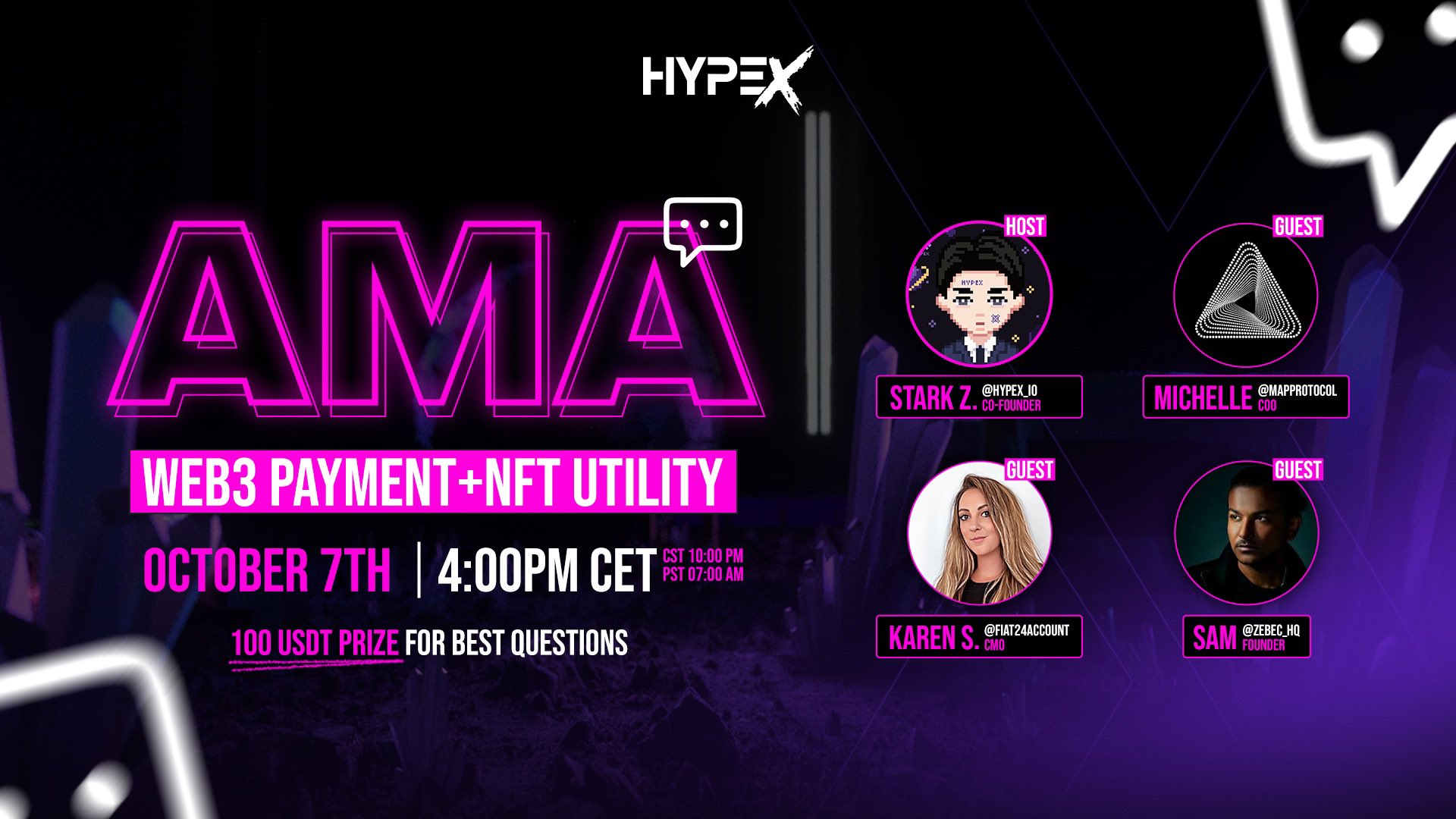 HypeX NFT on Twitter: "@mookmeiting The 10 Lucky winner list will be announced by the end of ...