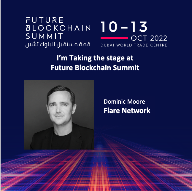 Flare ☀️ on Twitter: "👋 Dubai friends... Join Flare's Head of Ecosystem @dommoore @ Dubai's ...